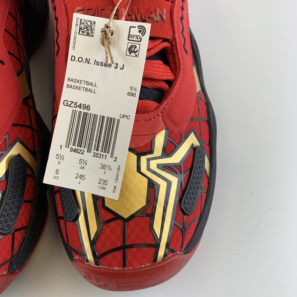 adidas | Shoes | Adidas Donovan Mitchell Don Issue 3 Spiderman Gs ...